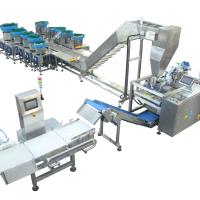 China High Precision Equipment Pva Film Sachet Pouch Multi - disc Screw Hardware Plastic Bags Rotary Bucket Type Packing Machine for sale