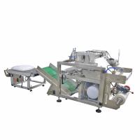 China Intelligent automatic 5-15 bags/min Rubber particles cylinder film packaging machine for injection molded parts springs for sale