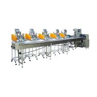 China Fully Automatic Sealing Filling Packing Bag Manual Paper Paging Handbook Cards Packaging Machine With Coding Machine for sale