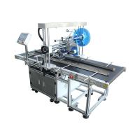 China Labeling Equipment Automatic Stick Tag Heat Shrinking Wrapping Packing Machine for sale