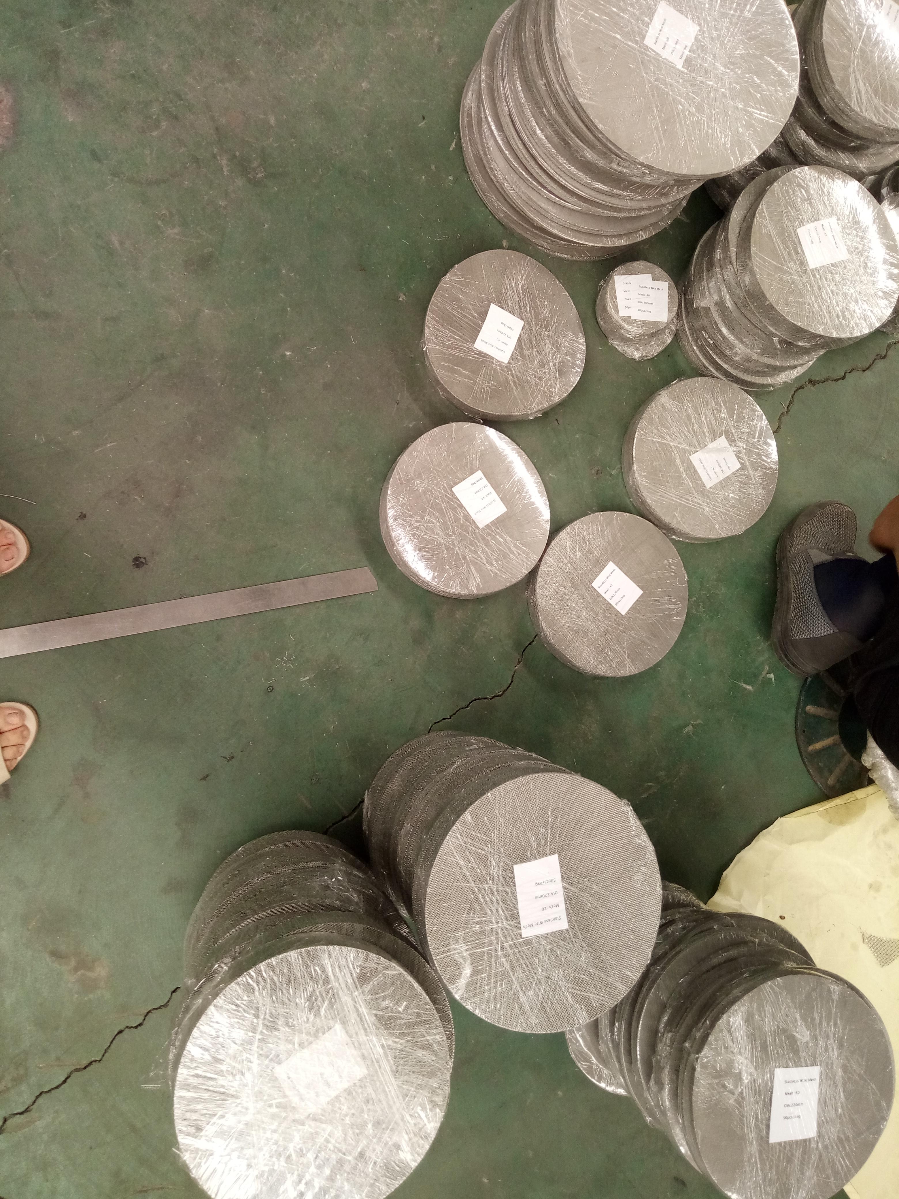 Stainless steel mesh filter sent to Tianjin Port