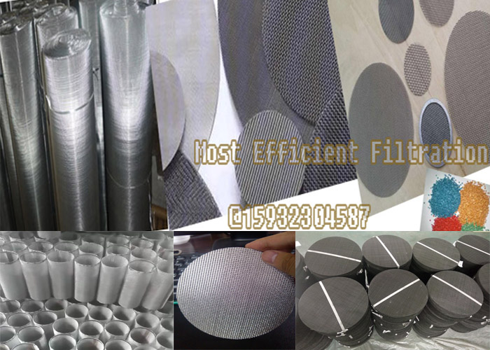 filter mesh for recycling PP,PE,ABS,for masterbatch machine,rubber machine