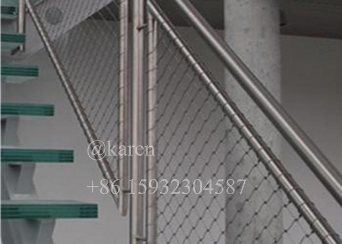 stainless steel wire rope net for building decoration protection and zoo construction