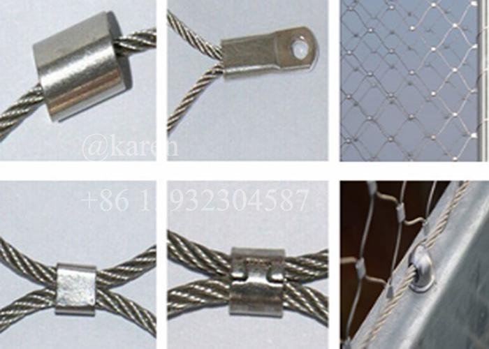 stainless steel wire rope net for building decoration protection and zoo construction