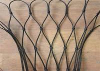 China Stainless Steel 316 Black Oxide Wire Rope Mesh Inox Rust Resistant for sale