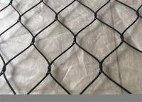 China Display Customized Inox Rust Resistant Stainless steel Black Oxide Wire Rope Mesh for sale