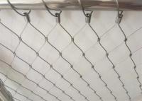 China Stainless Steel Wire Rope Cable Safety Net Used For Secondary Retention for sale