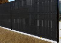 China 46mmx50m With 100 Clips PVC Chain Link Fence PVC Privacy  Fence Slats for sale
