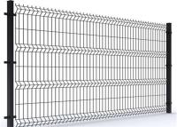 China Customized V Mesh Security Fencing Welded Mesh Panels RAL6005 Green for sale