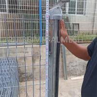 China 3D Security Powder Coated/PVC Coated Galvanized Construction Steel Iron Welded Bending Wire Mesh Panel Garden Fence for sale