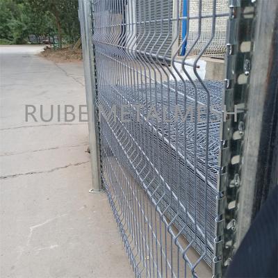 China 3D Security Powder Coated/PVC Coated Galvanized Construction Steel Iron Welded Bending Wire Mesh Panel Garden Fence for sale