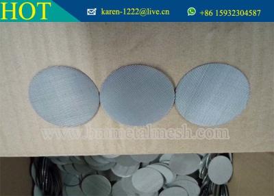 China 24*110 Mesh 0.35/0.25mm Stainless Steel Dutch Woven Wire Mesh Extrusion Filter Screen for sale