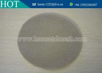 China 60 Micron Rating Stainless Steel Woven Mesh Filter Disc,Extruder Screen Filter Mesh for sale