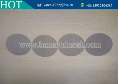 China Stainless Steel Extruder Screens For Filters,Dutch Weave 12*64 Filter Discs for sale