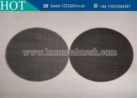 China Mild Steel  Round Shape Extruder Screens For Filters,Dia 170mm Plain Weave Filter Discs for sale