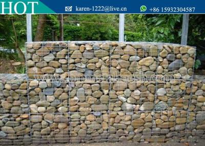 China 2x1x1M Galvanized Welded Gabion Baskets For Retaining Stone for sale