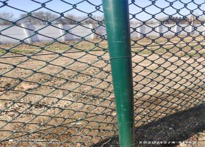 China 6FT Diamond Wire Fencing Galvanized PVC Coated Chain Link Mesh Fence for sale