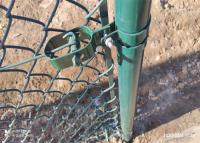China 6FT Diamond Wire Fencing Galvanized PVC Coated Chain Link Mesh Fence for sale