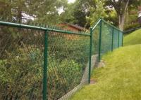 China 11 Gauge Temporary PVC Coated Chain Link Fence For Construction for sale
