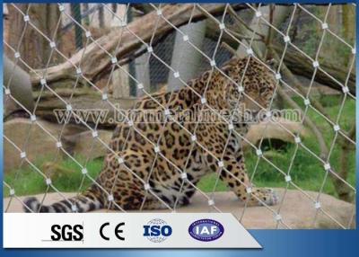 China Hand Woven SGS Certified Stainless Steel Cable Mesh with 0.01mm Locating Precision for Zoo Enclosures for sale