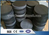 China Synthetic Filter Discs Stainless Steel Filter Mesh Screen Disk for sale