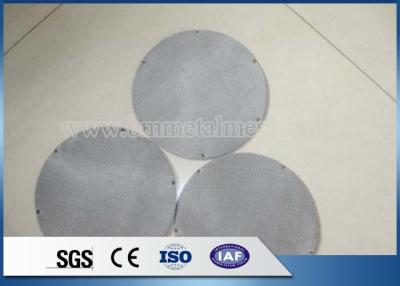 China Stainless Steel Dutch Weave Metal Mesh Screen Filter With Customizable Diameter For Plastic Recycling for sale