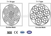 China Black Oxide Finished X-tend Inox Wire Rope Mesh/ Cable Mesh/ Cable Webnet for sale