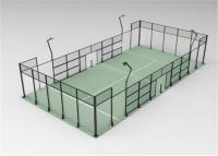 China Padel Court Cost Indoor Paddle Tennis Court Hot DIP Galvanized Padel Fence For Outdoor Sport for sale