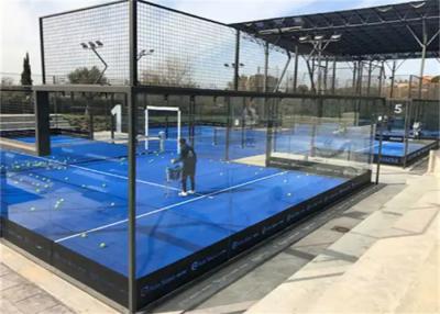 China Easy To Install Hot DIP Galvanized 50X50Mm Mesh Padel Court Fence for Tennis Court for sale
