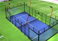 China 10Mx20M Padel Court Fence For Sports Ventres And Tennis Clubs Sport Padel Tennis Court for sale