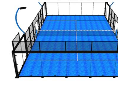 China Indoor And Outdoor New Style Full Panoramic Paddle Court Fence for sale