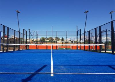 China BM Steel Mesh Fencing Panoramic Padel Court Fence Galvanized 10Mx20M for sale