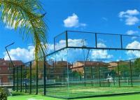 China Custom Design Galvanized Metal Mesh Padel Court Fencing 10Mx20M for sale