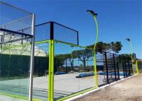 China Panoramic Padel Court Size Metal Mesh Fence For Padel 10Mx20M for sale