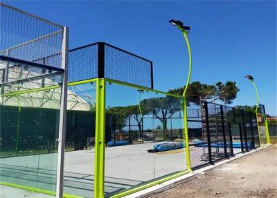 China Panoramic Padel Court Size Metal Mesh Fence For Padel 10Mx20M for sale