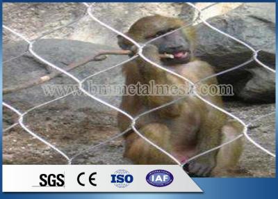 China 7x19  Stainless Steel X-Tend Mesh For Monkey Enclosure Mesh/Zoo Mesh for sale