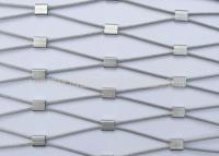 China Inox Flexible X-Tend Ferrule Wire Rope Mesh For Zoo Animal Fencing for sale