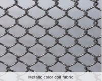 China Aluminum Mesh Drapery with 1.2mm Wire Diameter and 6mm Aperture Size in Baking Finish for Modern Decor for sale