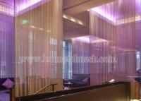 China Aluminum Mesh Drapery with 1.2mm Wire Diameter and 6mm Aperture Size in Baking Finish for Modern Decor for sale