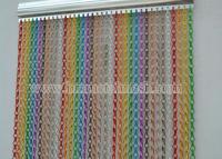 China Decorating Colored Aluminum Chain Link Wall Partition Curtain for sale