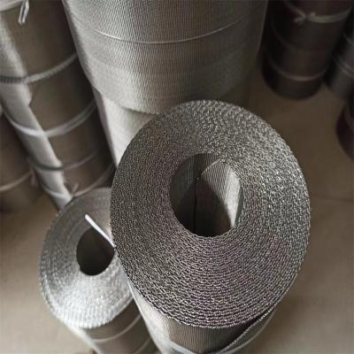 China 72/15 Mesh 157Mm Reverse Dutch Woven Filter Mesh Belt Stainless Steel for sale