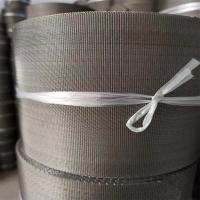 China 127mm 157mm Stainless Steel High Strength Reverse Dutch Weave Filter Mesh Belt for sale