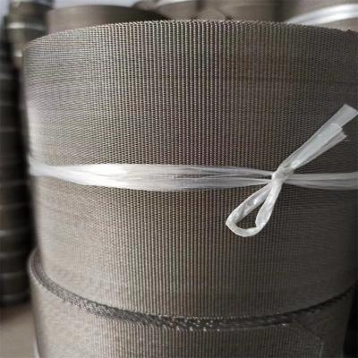China 127mm 157mm Stainless Steel High Strength Reverse Dutch Weave Filter Mesh Belt for sale