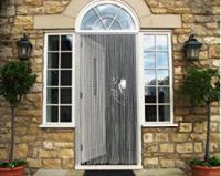 China Double Hook Aluminium Chain Door Curtain Fly Door Insect Screen - Extra Long - 99cmx210cm for sale