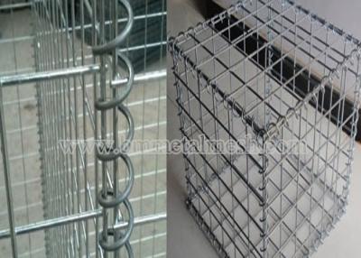 China Hot Dipped Galvanized Welded Mesh Gabion Basket with 75x75mm Opening Size for Retaining Walls for sale