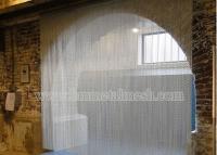 China Decorative Aluminum Chain Fly Screen with Hard Anodizing Double Hook Link and 1.6mm Wire Diameter for sale