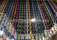 China Aluminum Double Hook Link Chain Fly Screen with Hard Anodizing and 1.6Mm Wire Diameter for UK Market for sale