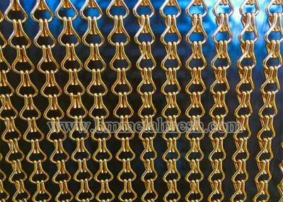 China Decorative Metal Chain Fly Screen As Door Curtain For Room Divider for sale