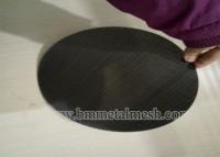 China Round Shape Extruder Screen Filter Discs , High Tensile Strength for sale