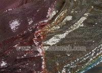China Oxidization Metallic Cloth / Metal Mesh Drapery Aluminium Chain Fly Screen for sale
